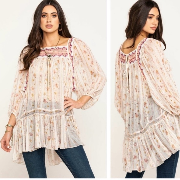 Tops | Free People Dance Magic Tunic Top Large | Poshmark
